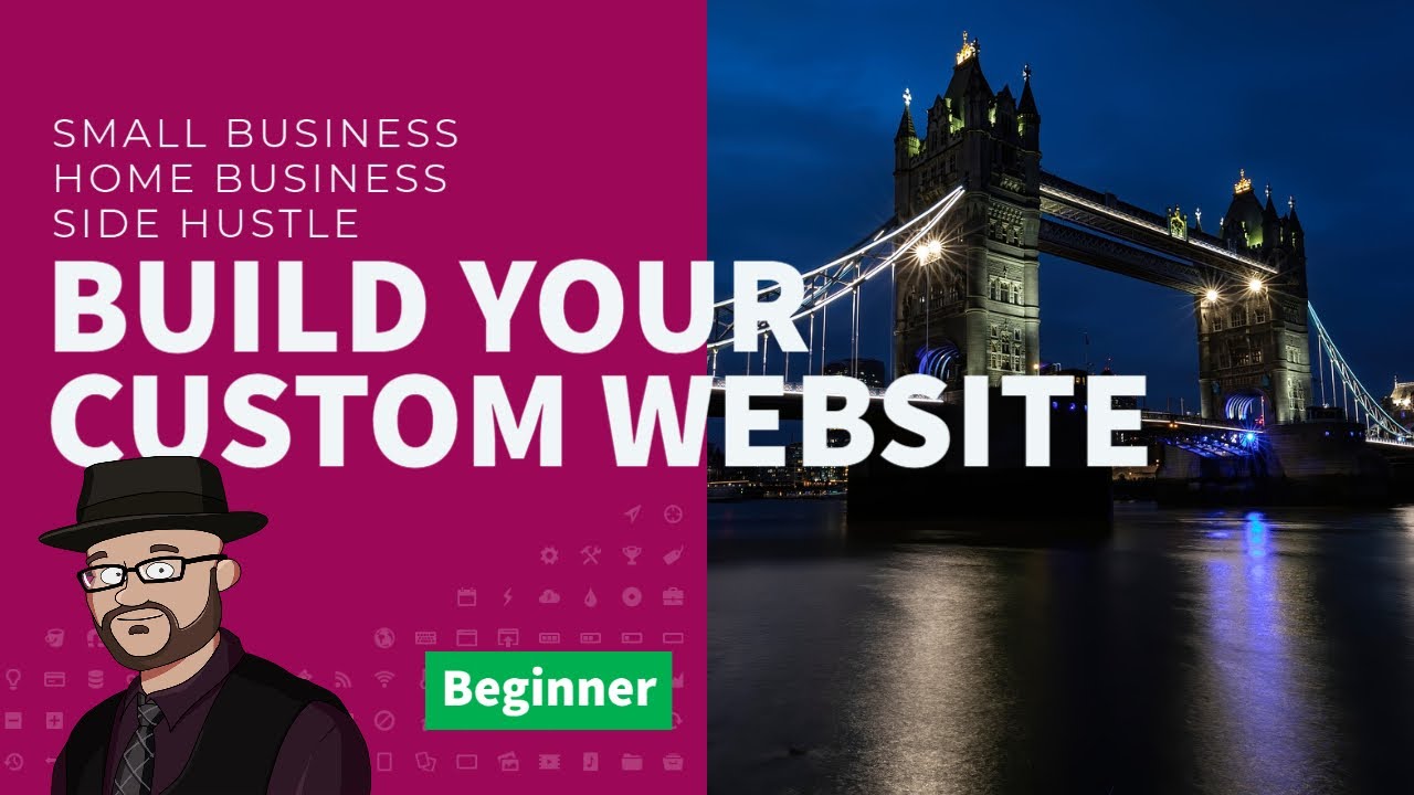Lesson 1: Building a CUSTOM Website for a Small Business / Side Hustle ...