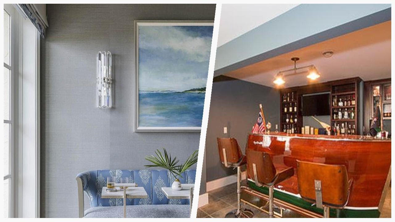 75 Large Coastal Home Bar Design Ideas You'll Love 😊 - YouTube