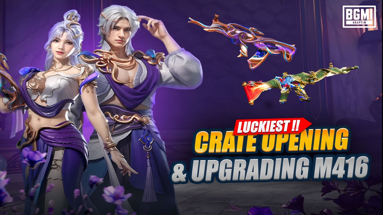 BGMI NEW QBZ 🔥Crate Opening & NEW M416 Upgrade to MAX– My LUCKIEST Pull Ever! - YouTube
