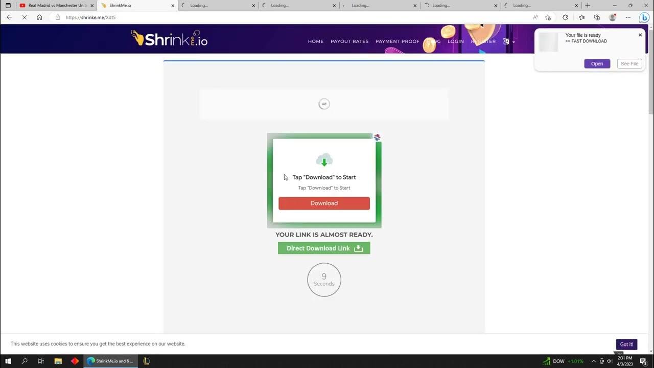 How to open Shrinkme.io links - YouTube