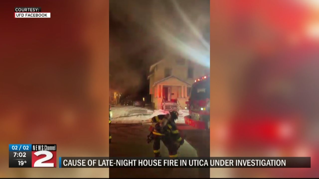 Fire breaks out at house on Seward Avenue in Utica - YouTube