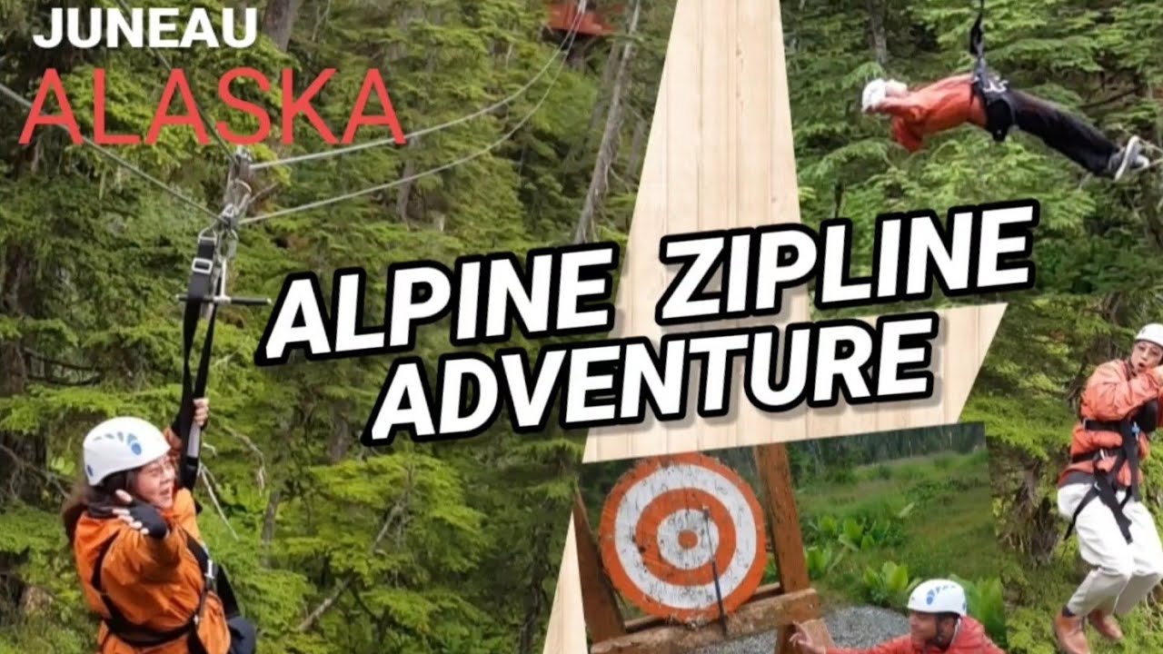 Alpine Zipline Adventure, Juneau ALASKA - YouTube