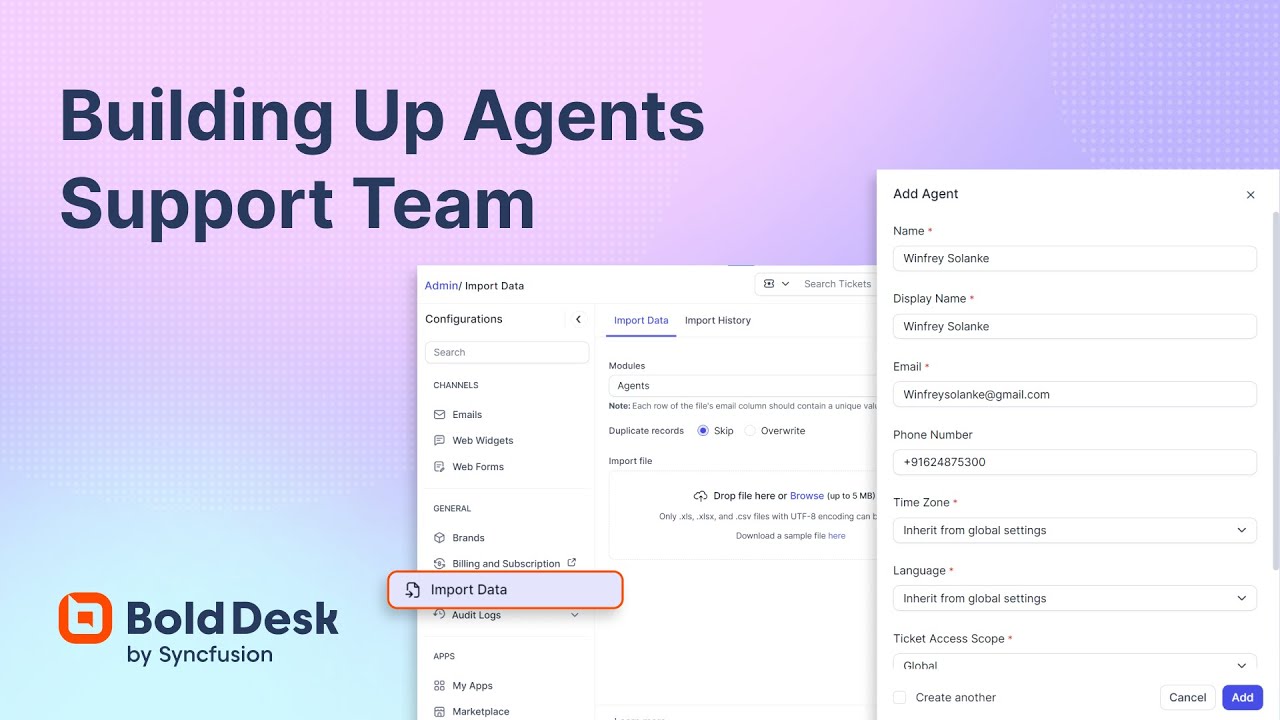 Building Up Agents Support Team - YouTube