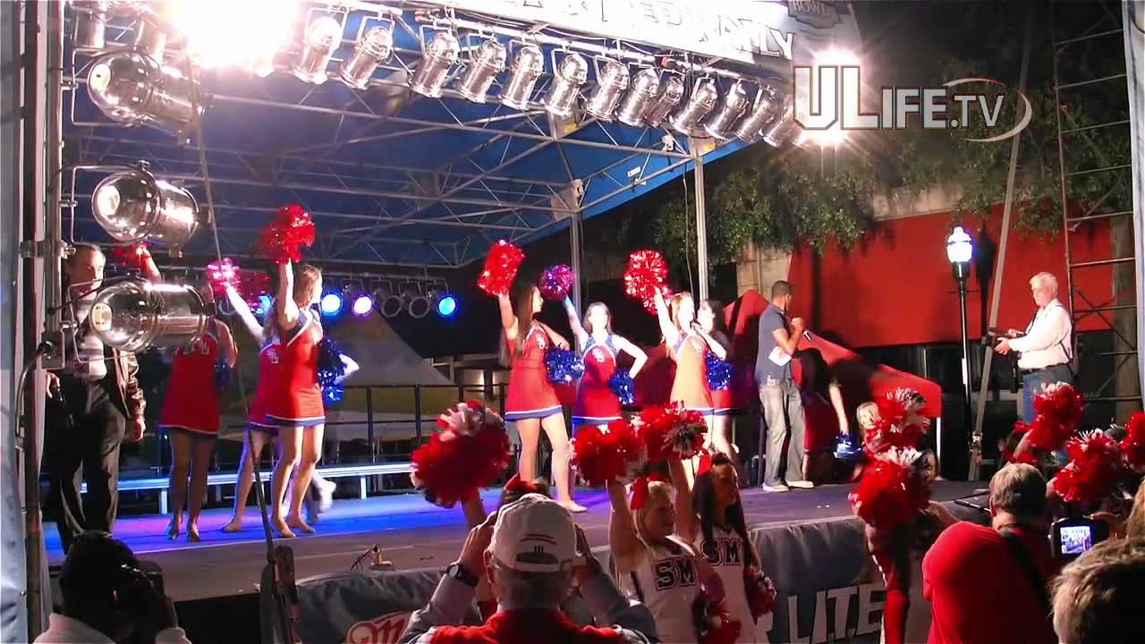 SMU Chant - BBVA Compass Bowl Pep Rally - YouTube