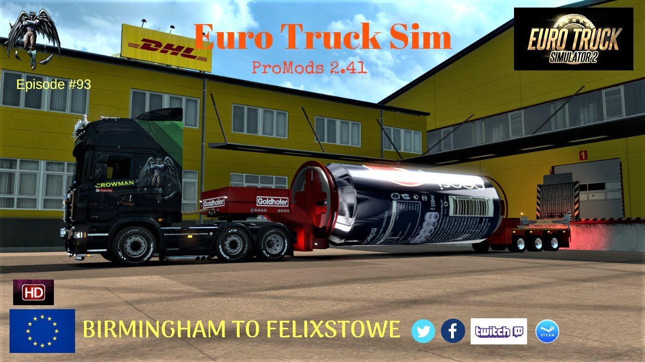 Euro Truck Simulator 2 | Birmingham to Felixstowe | ProMods 2.41 ...