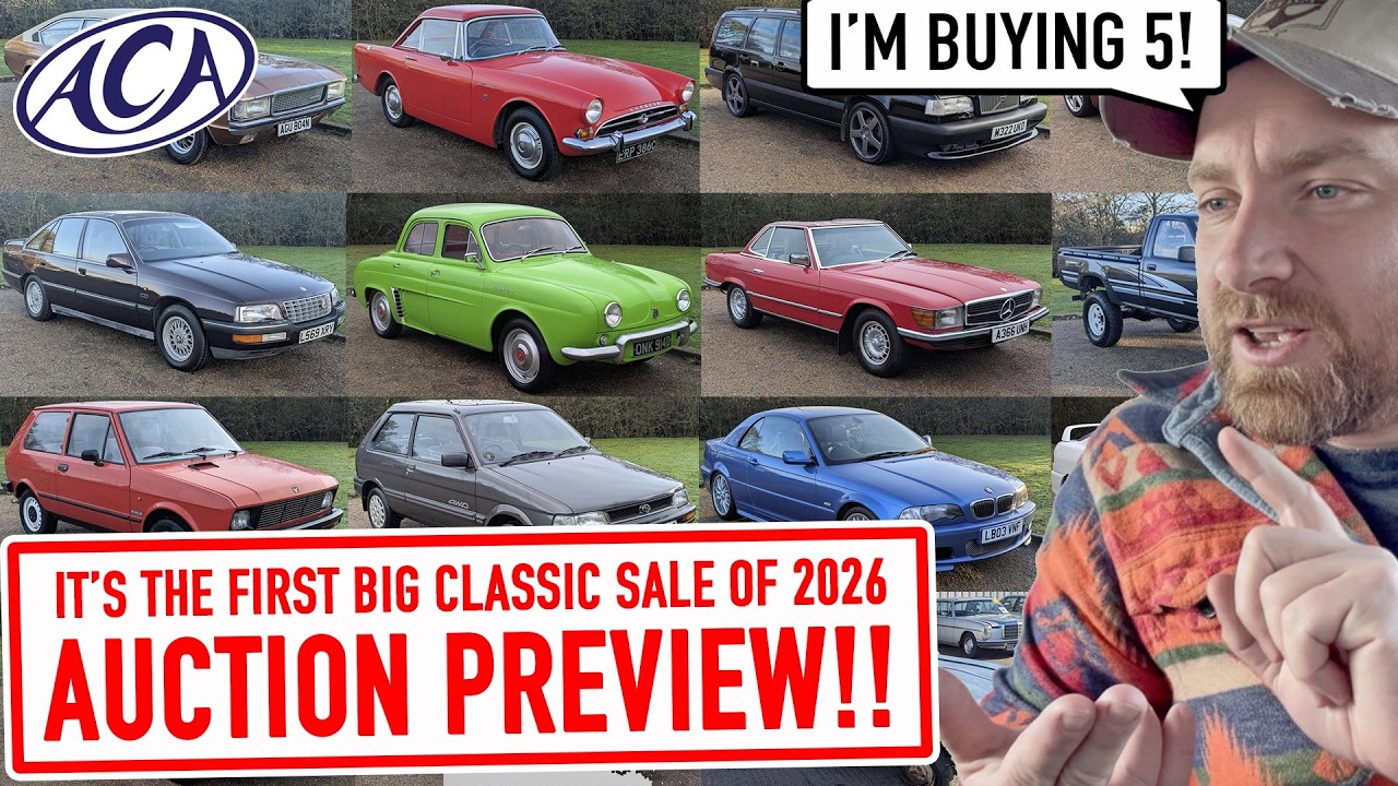 IT'S THE BIG ONE! Previewing the first Classic Car Auction of 2026 ...