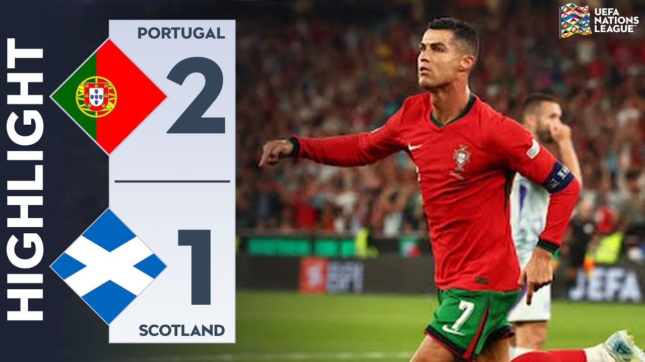 HIGHLIGHT! PORTUGAL (2) VS (1) SCOTLAND | UEFA NATIONS LEAGUE 2024/2025 ...