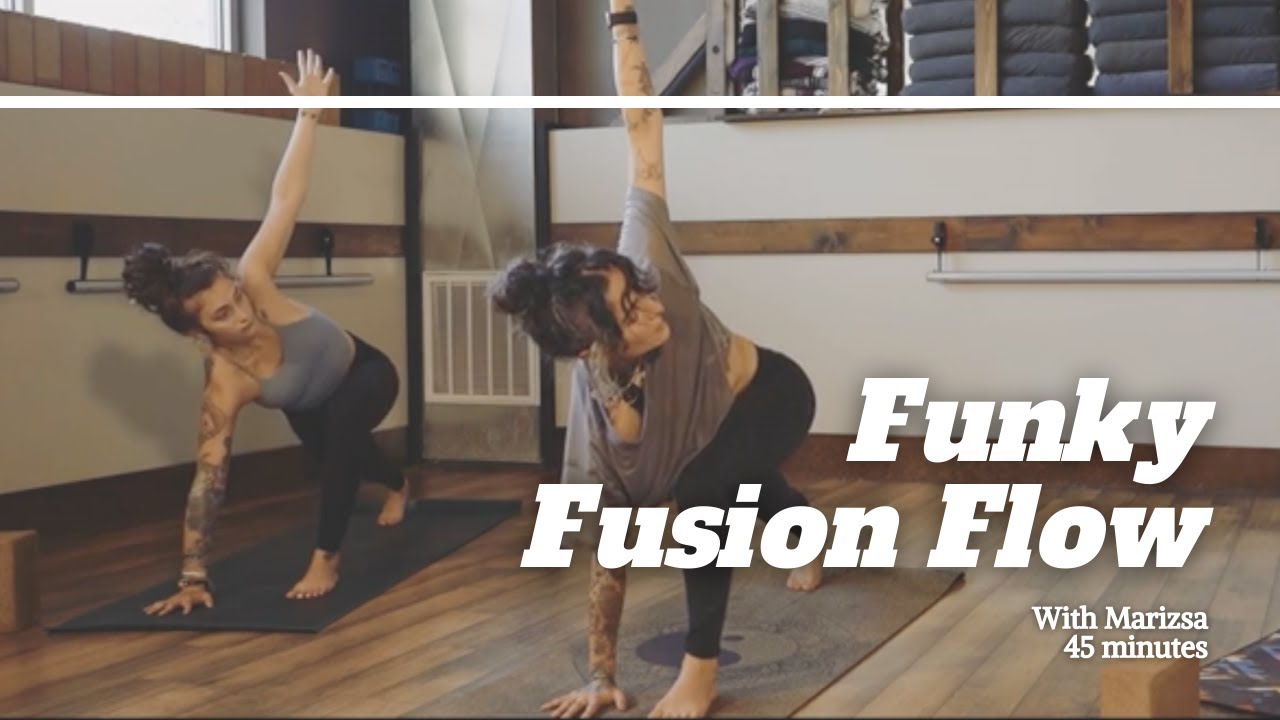 Funky Fusion Yoga Flow with Marizsa - YouTube