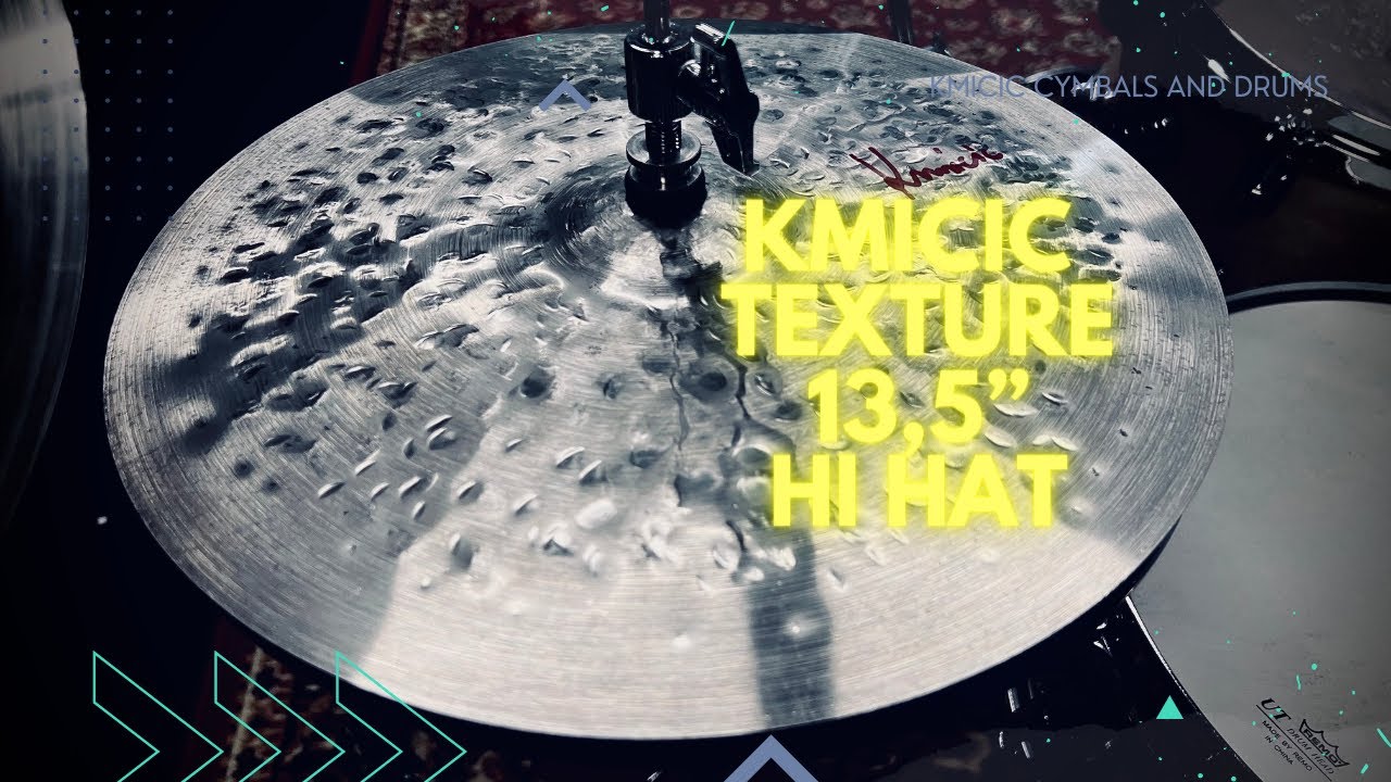 Kmicic Texture Hi-hat 13,5” #cymbalsmith #hihat #customcymbals - YouTube