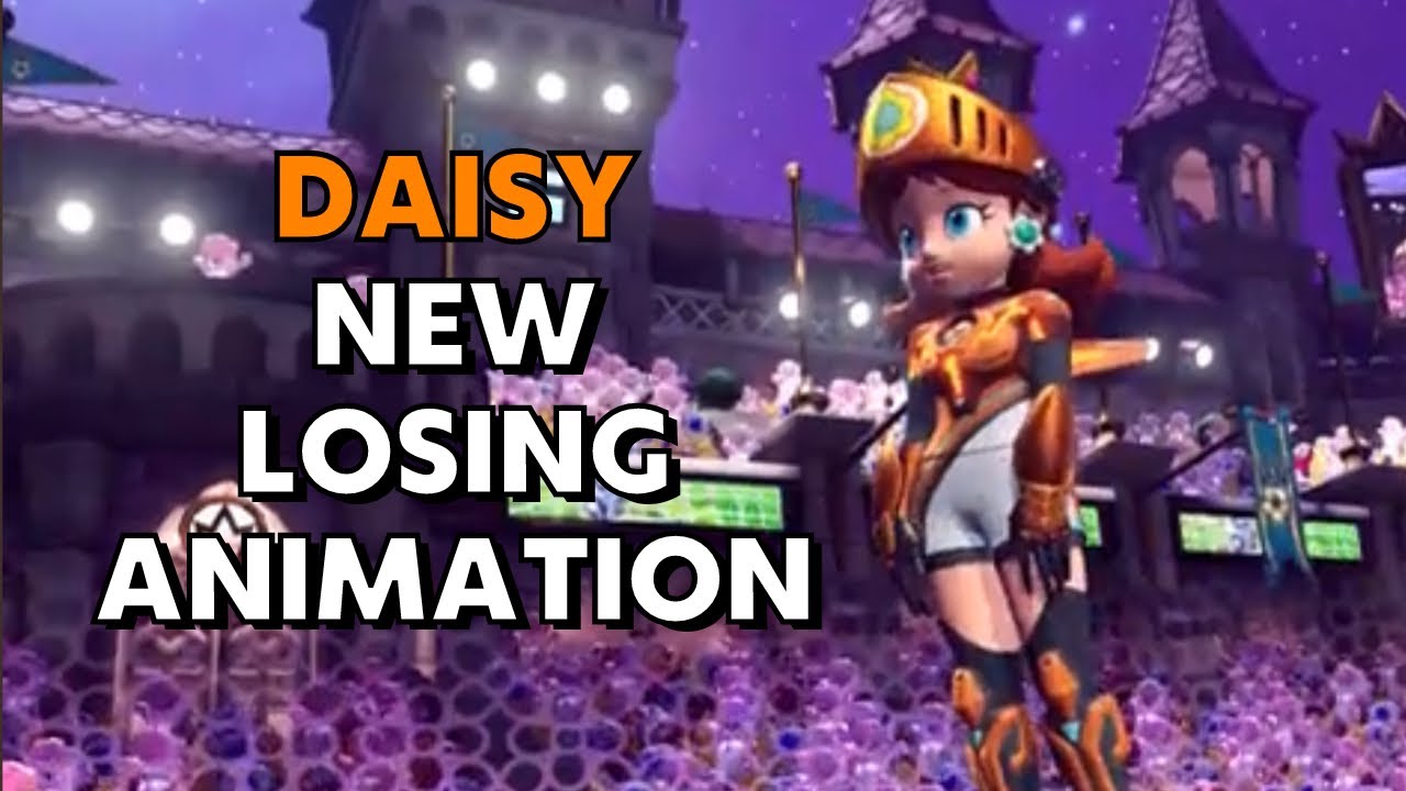 NEW DAISY LOSING ANIMATION - Mario Strikers Battle League - YouTube