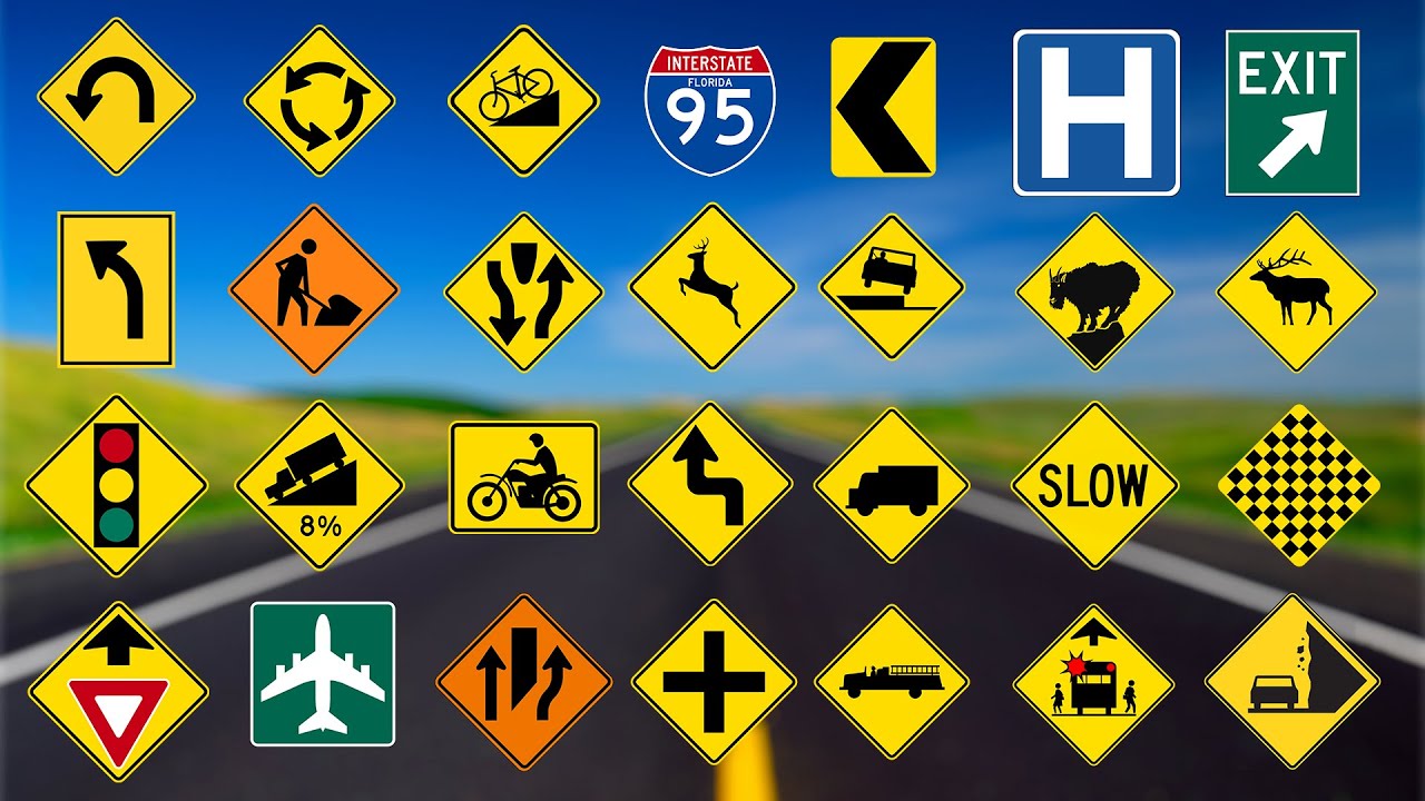 For Driving Test Road Signs The Wise Traveller 150 Road Sign Flash