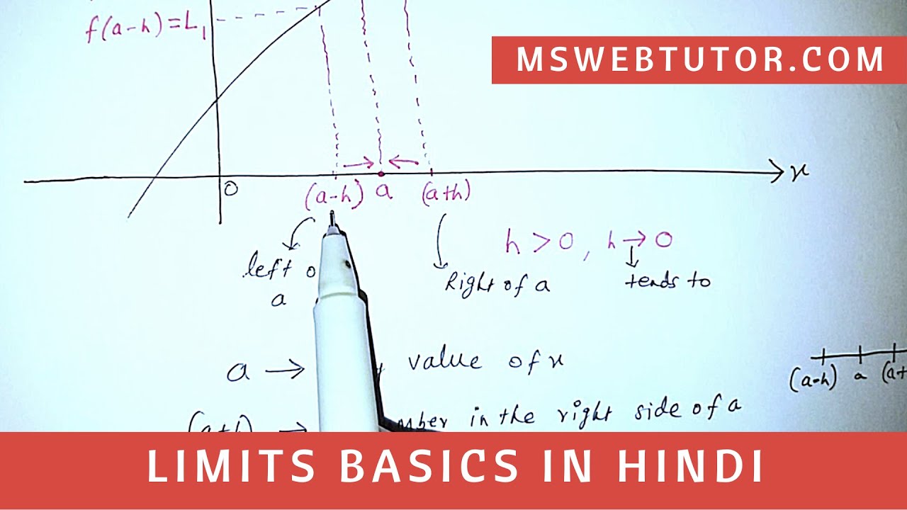 Limits Basics in Hindi | mswebtutor.com - YouTube