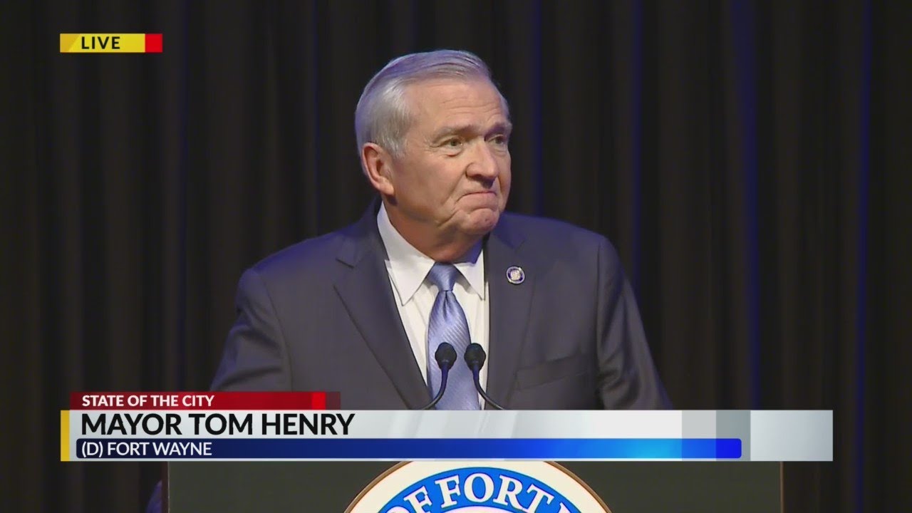 Henry applauds Fort Wayne's success - YouTube