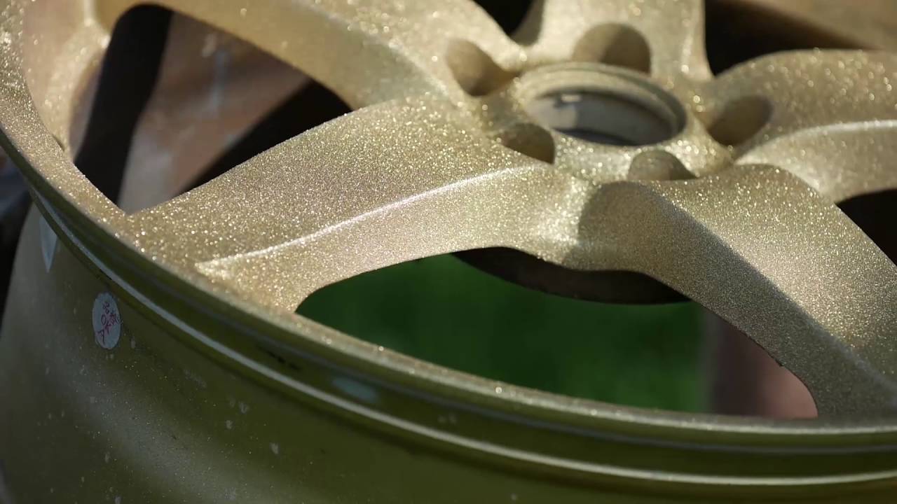 Gold Glitter Wheels - YouTube