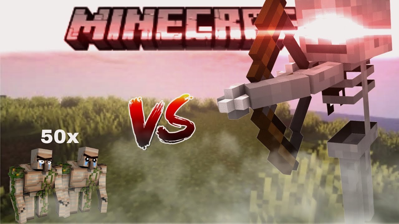 Amazing gaint skeleton vs 50 iron golems in Minecraft!||#minecraftmods ...