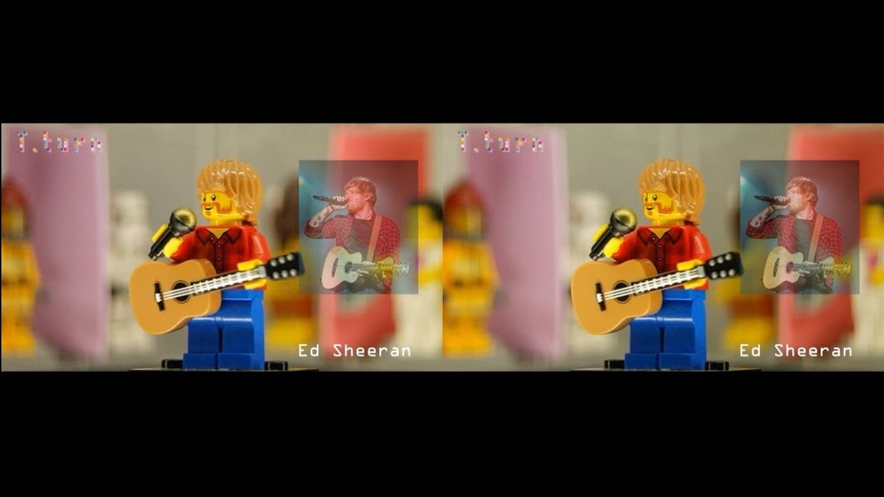 'Ed Sheeran' Lego Minifigures 3D (SBS, VR glasses, Google Cardboard ...