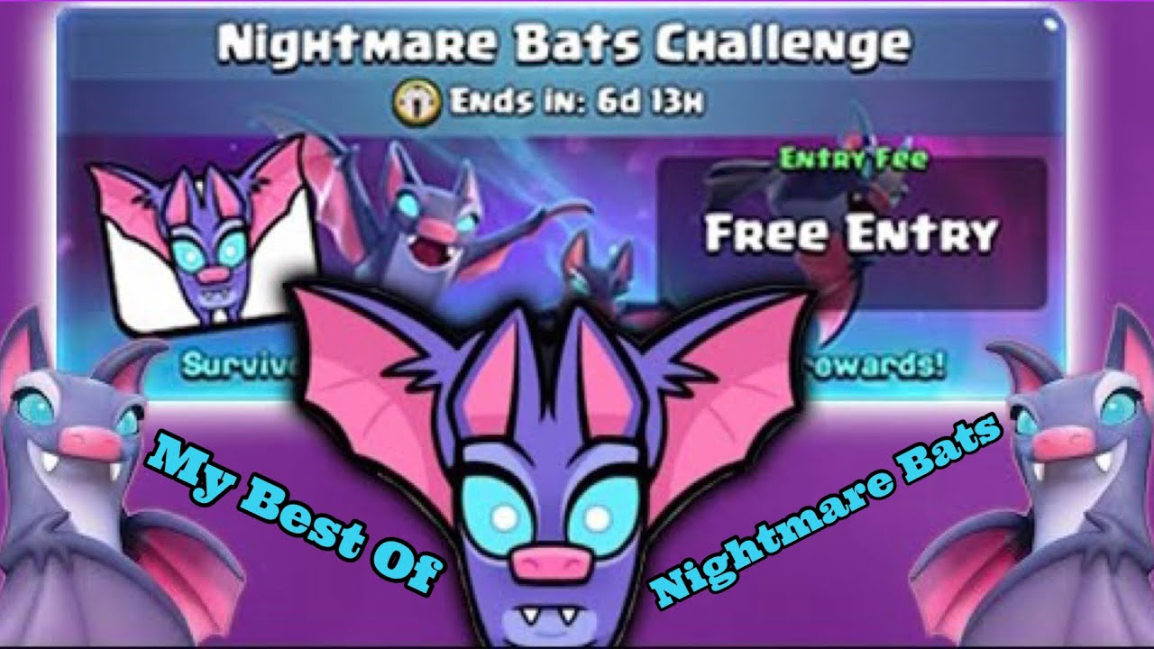 Best of Nightmare Bats Challenge - YouTube