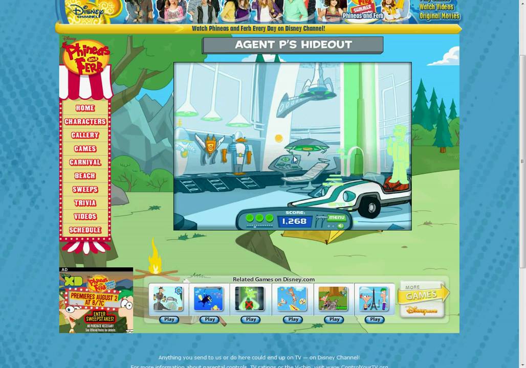 Me playing Agent P's Hideout Spy simulation - YouTube