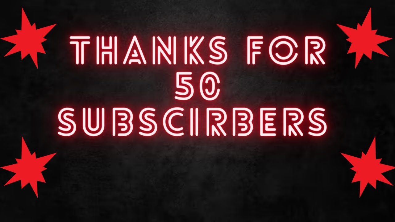 We Reached 50 Subscribers on Youtube - YouTube
