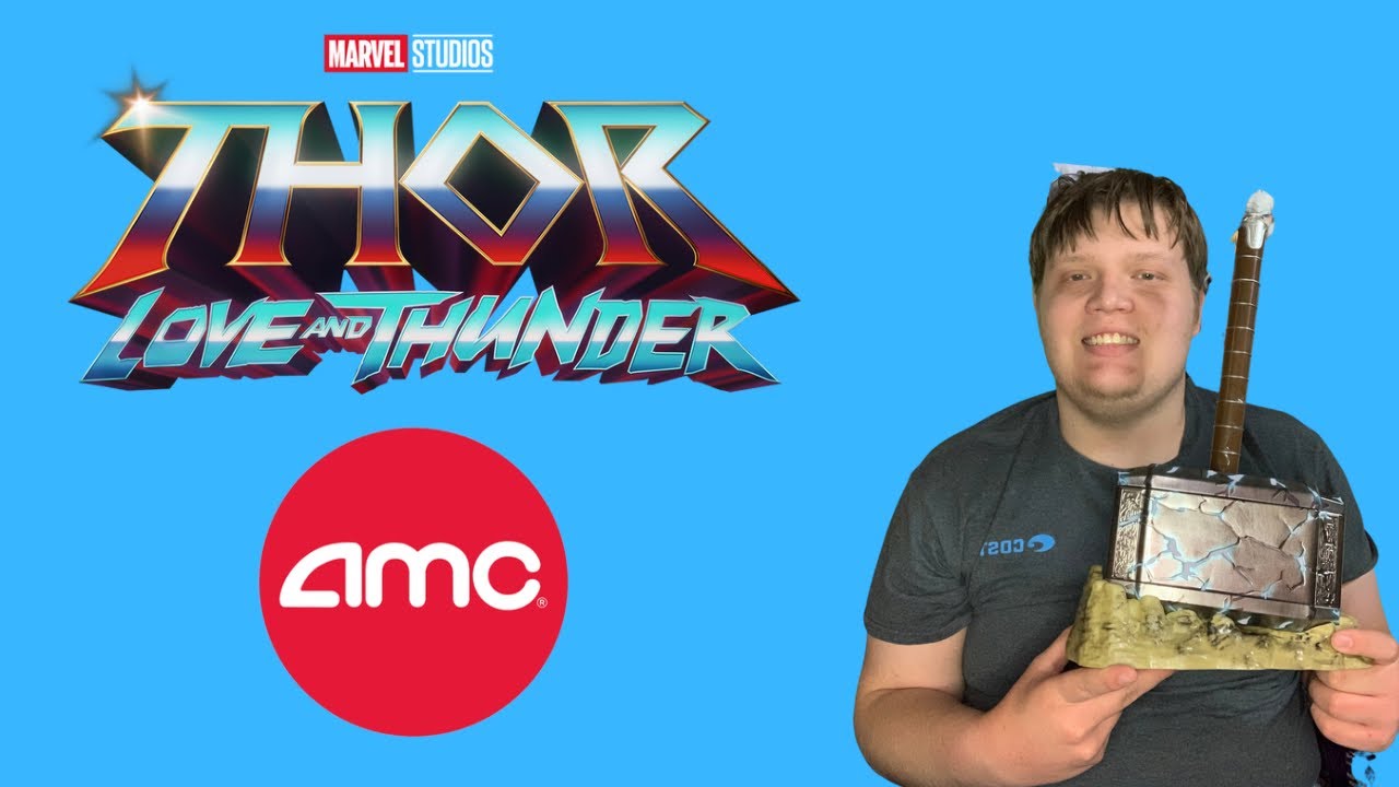 AMC Exclusive Thor Love And Thunder Popcorn Bucket Unboxing - YouTube