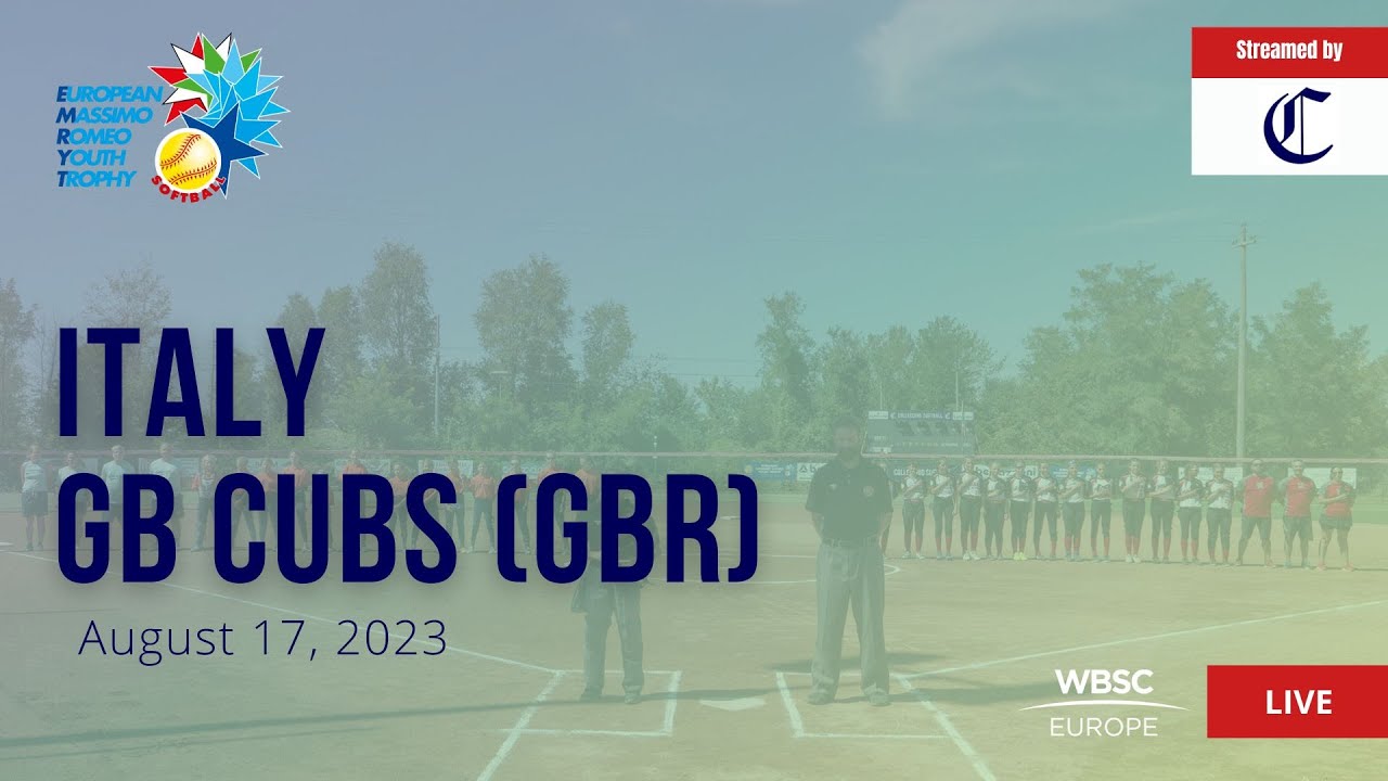 23 EMRYT Sport: Italy VS GB Cubs (GBR) - YouTube