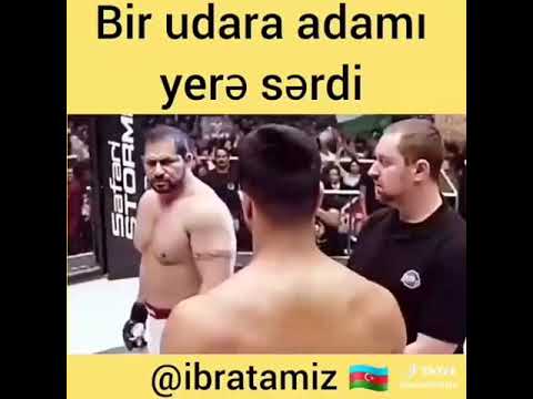 Bir udara yere serdi adami