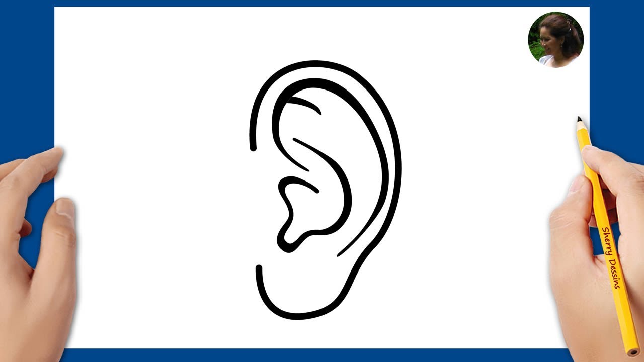 Comment dessiner une oreille facile | Tuto dessin facile - YouTube