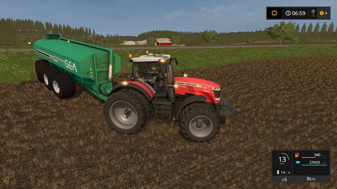 FS 17: american slurry spreader - YouTube