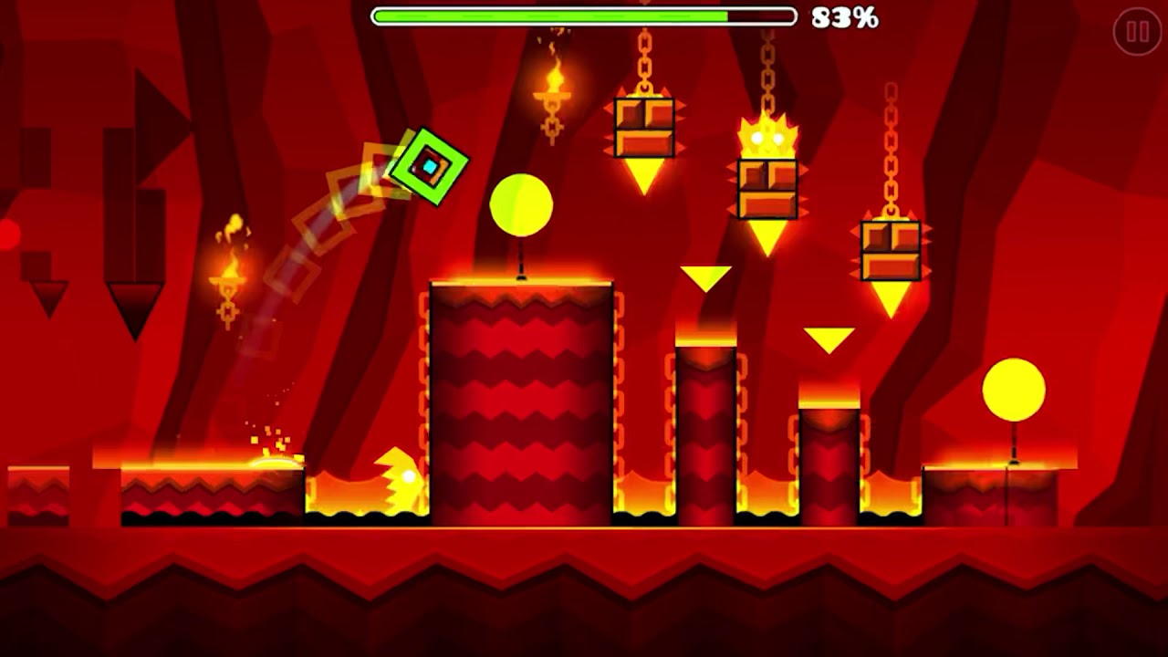 Completing Geometry Dash Meltdown (ads) - YouTube