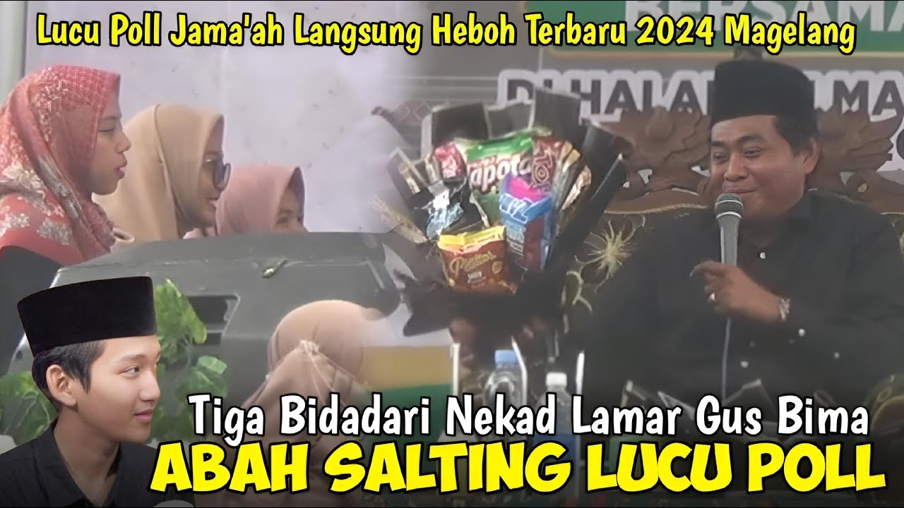 LAMAR GUS BIMA .!!BIDADARI PALING NEKAD SEDUNIA LUCU POLL KH ANWAR ...