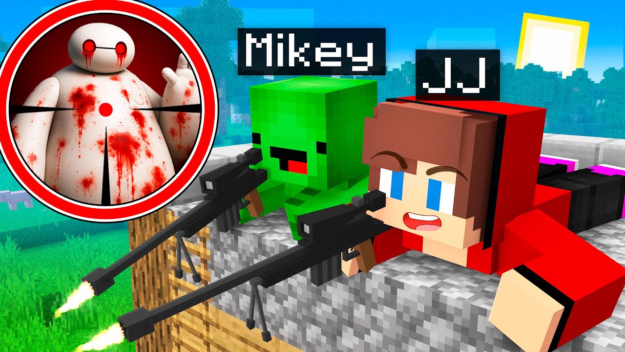 How Mikey and JJ Hunting on BayMax.EXE in Minecraft at 3:00 AM ...