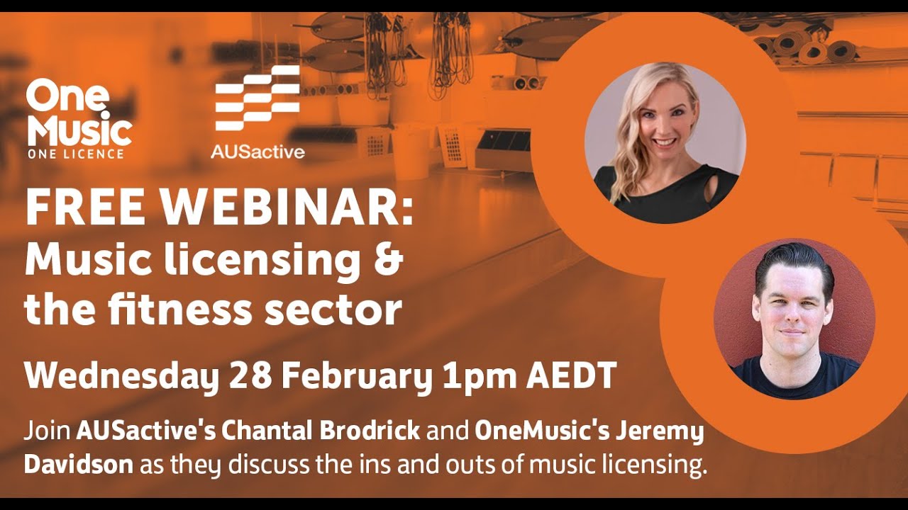 OneMusic webinar with AUSactive on music licensing for the fitness industry 2024 - YouTube