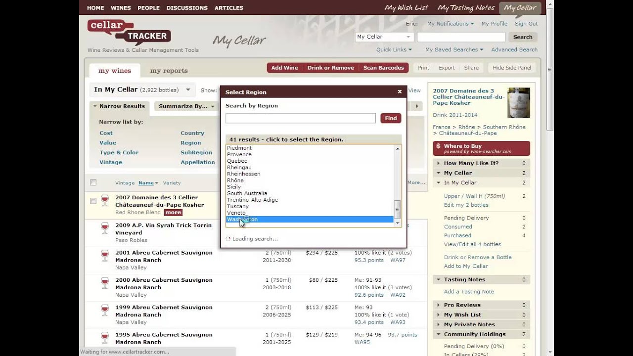 CellarTracker New Site - YouTube