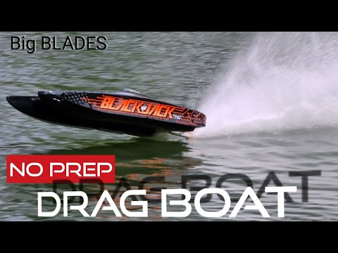 No Prep RC Drag Boat - Proboat Blackjack 42 - Fast Electric RC Boat ...