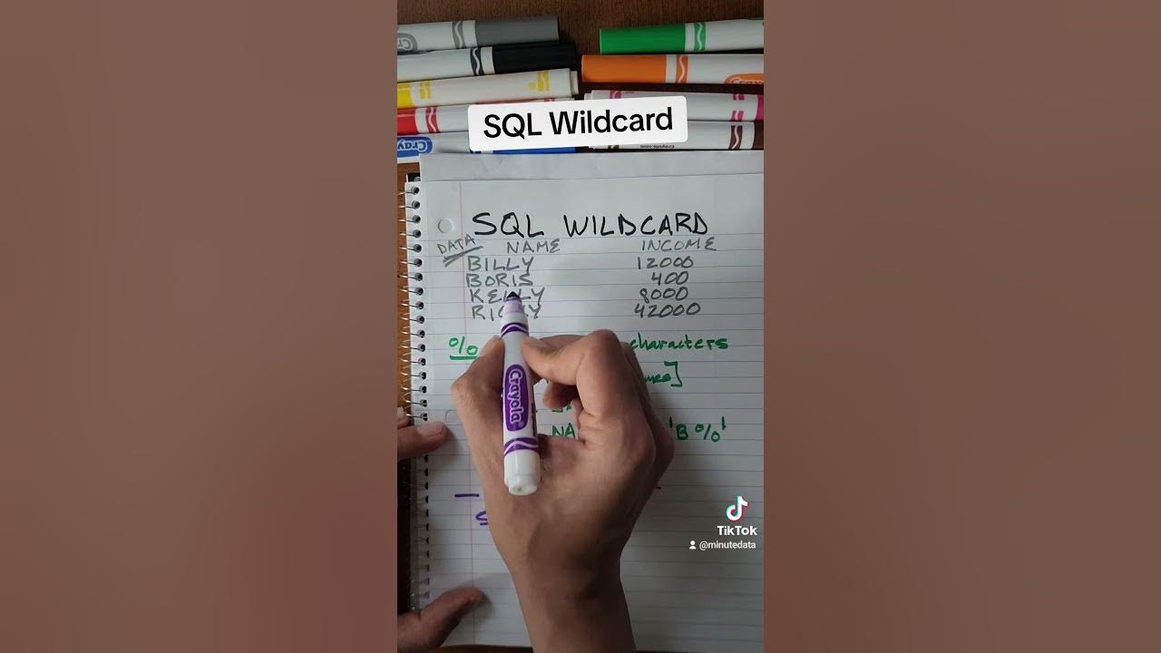 SQL Wildcard - YouTube