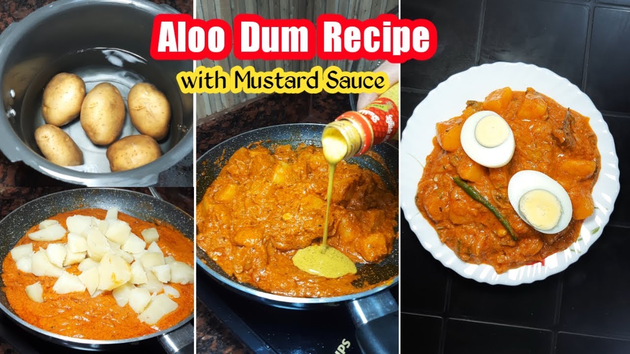 Aloo Dum Recipe with Mustard Sauce। Kasundi aloo dum recipe। Dum Aloo ...