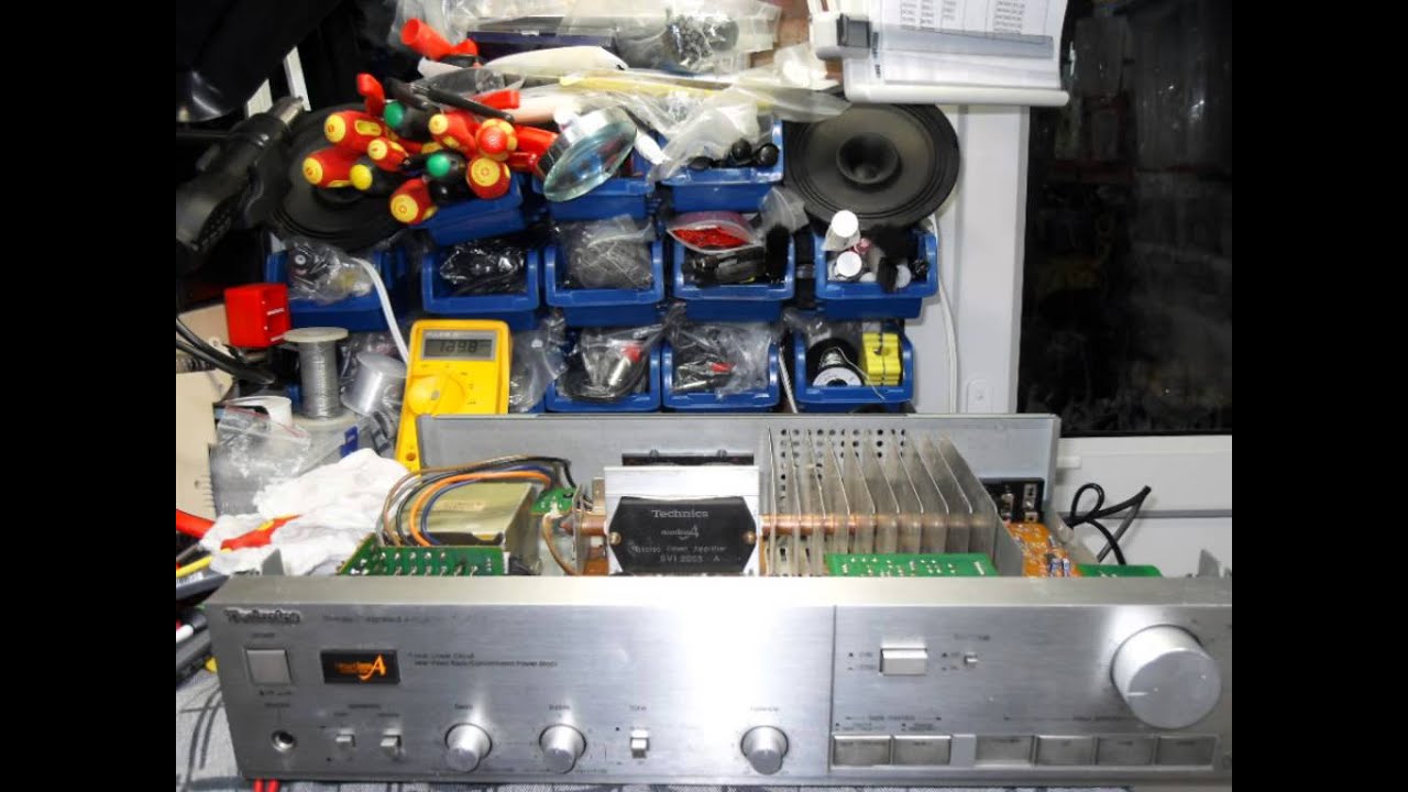 TECHNICS SUV 1X Amplifier Repair - YouTube