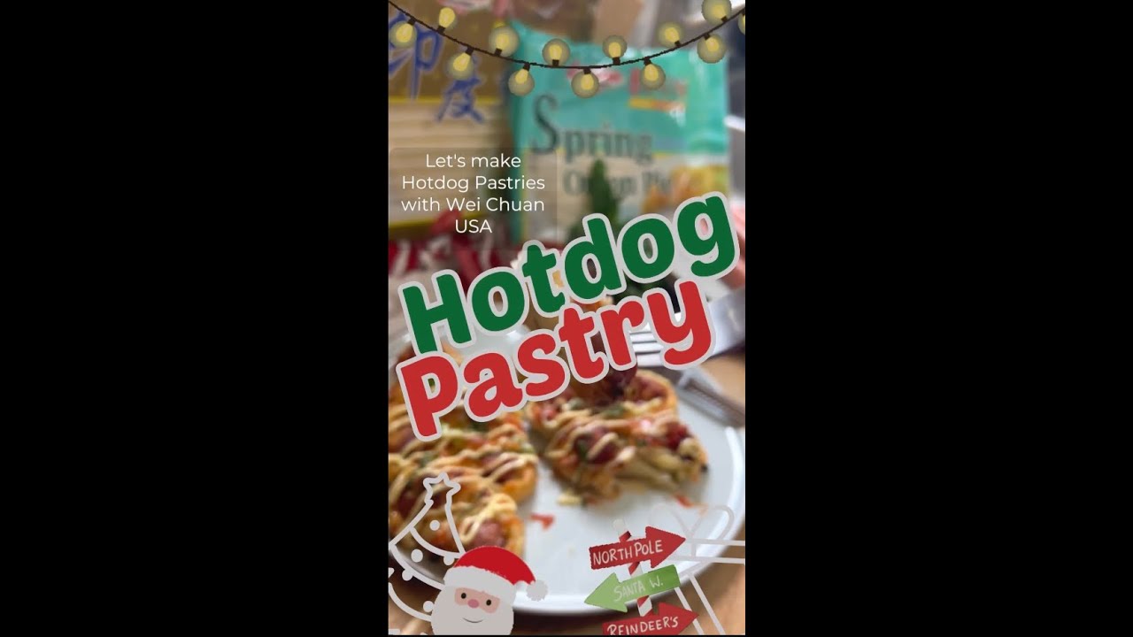 Wei-Chuan USA Creative Recipe! Roti Paratha Hot Dog Pastry - YouTube