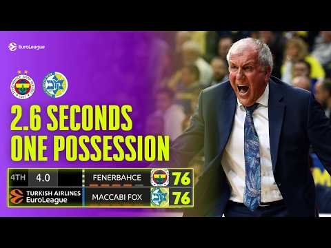 One-Point Game, 2.6 Remaining | Fenerbahçe - Maccabi | FINAL MINUTES