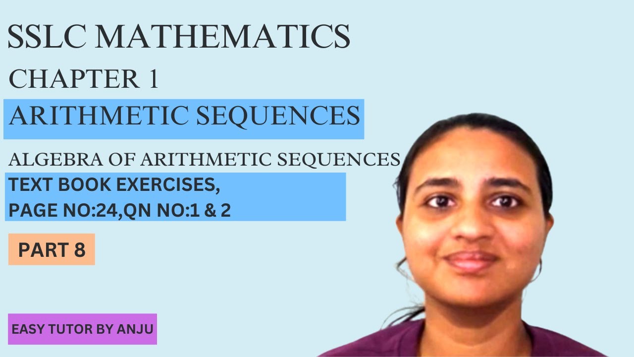 Arithmetic Sequences Part 8 Youtube