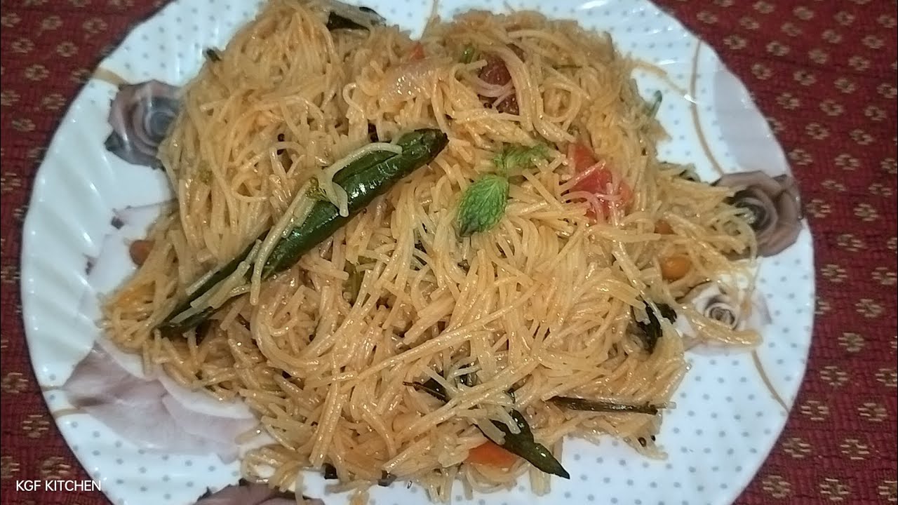 Masala Semiya Recipe | Quick & Flavorful Indian Vermicelli Dish | KGF ...
