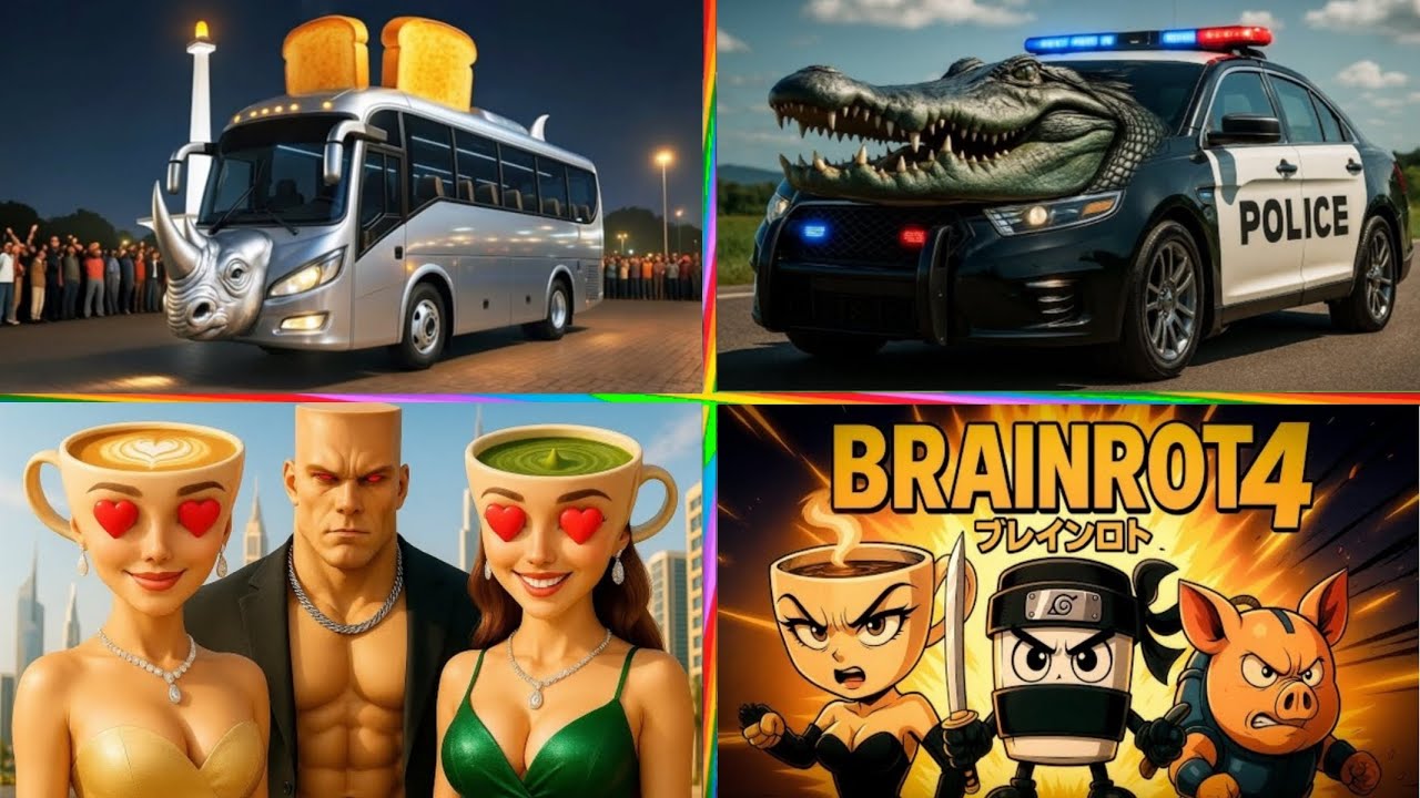 BRAINROT ANIME 🆚 BRAINROT POLICE CAR 🆚 BRAINROT PARADE BUS 🆚 SIGMA GIRL ...