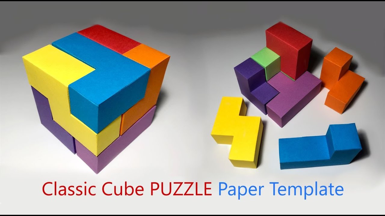 Classic Wood Cube Puzzle - YouTube
