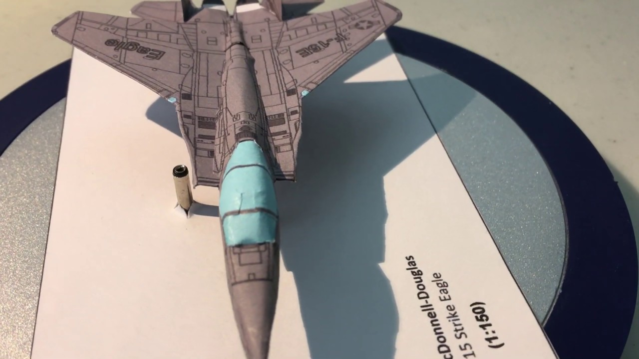 F 15 Paper Airplane Template