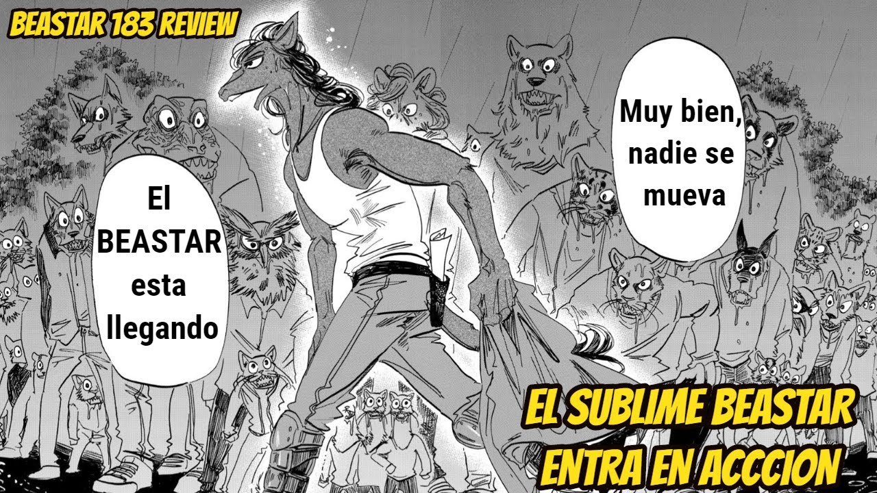 BEASTARS MANGA 183 REVIEW - !!YAFYA EL SUBLIME BEASTAR ENTRA EN ACCIÓN ...