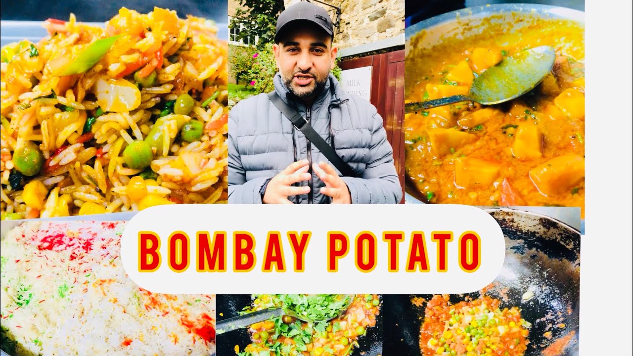 RESTAURANT STYLE BOMBAY POTATO |PAKISTANI INDIAN STREET FOOD IN UK ...