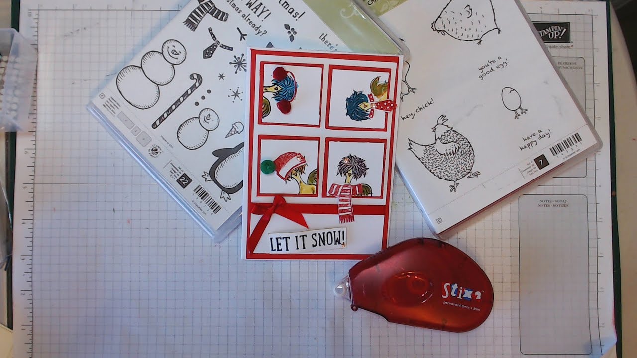 4 funky chicken christmas card - YouTube