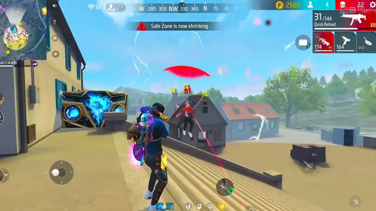 GARENA FREE FIRE POWERFUL GAMEPLAY VIDEO 4K RUSH GAMEPLAY VIDEO ...