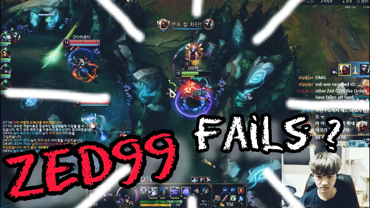 Zed99 Fail Moments - YouTube