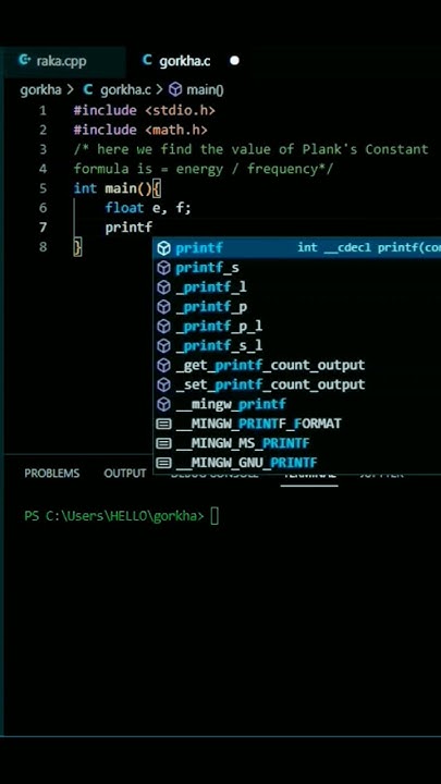 | Planck's constant | Mechanical🤓 quantities | C code | #coding #programming #hacking #physics 😎 ...